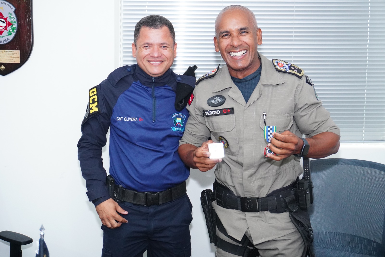 Polícia Militar recebe comandantes das Guardas Municipais e coronel ...